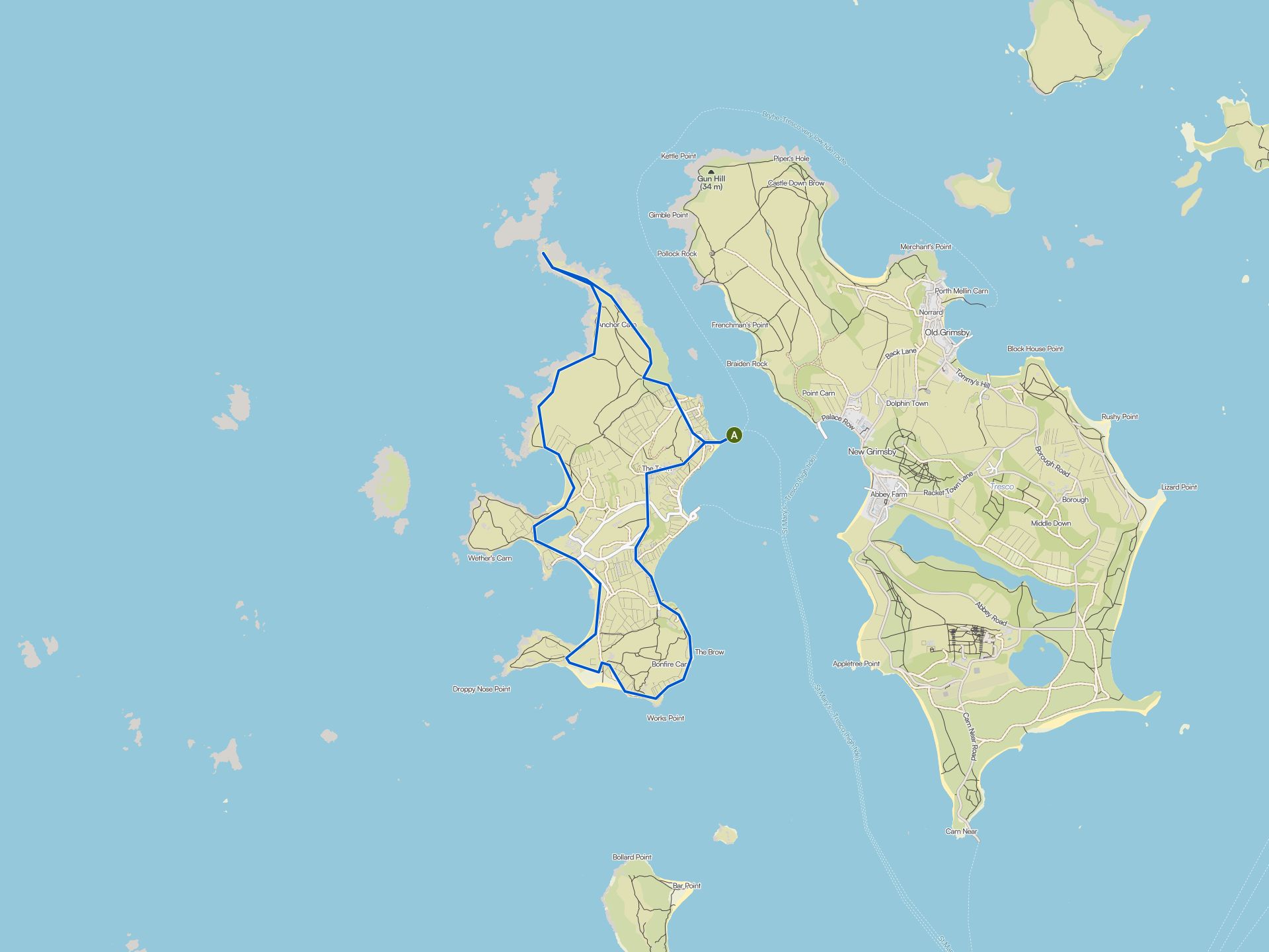 The best walks and hikes on the Isles of Scilly | Komoot